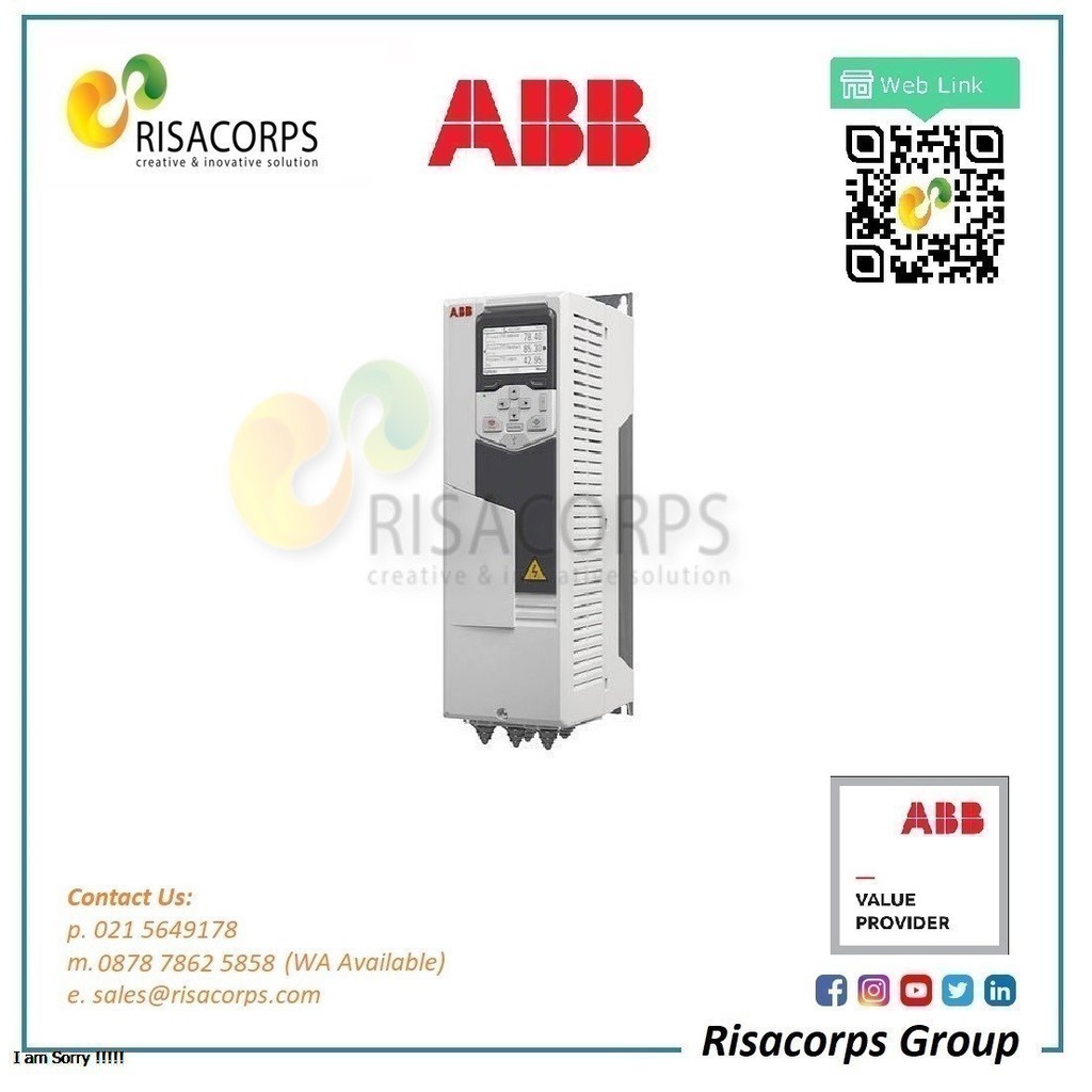 Jual ABB INVERTER ACS580-01-088A-4 3Ph 380V, 37kW, 50HP VECTOR (HD) | Shopee Indonesia