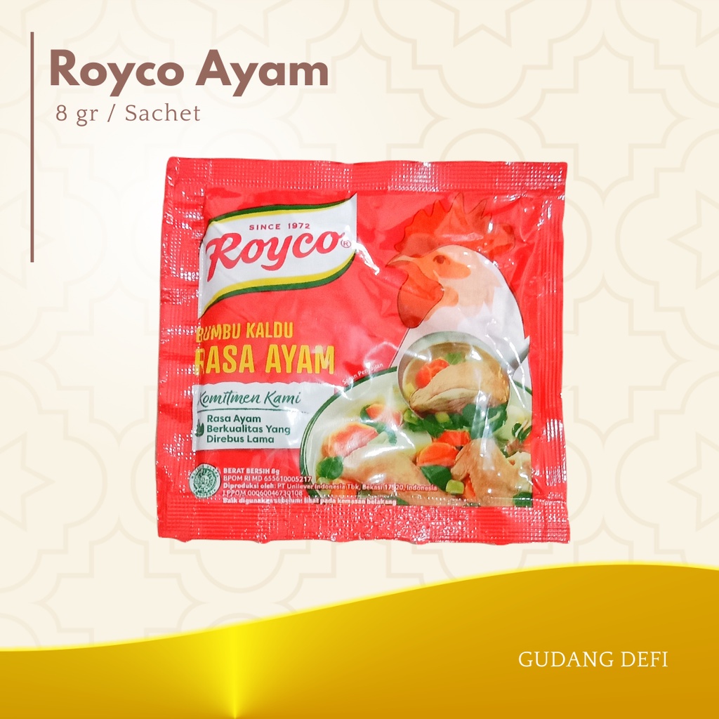 Jual ROYCO AYAM DAN ROYCO SAPI SACHET 8 GRAM | Shopee Indonesia
