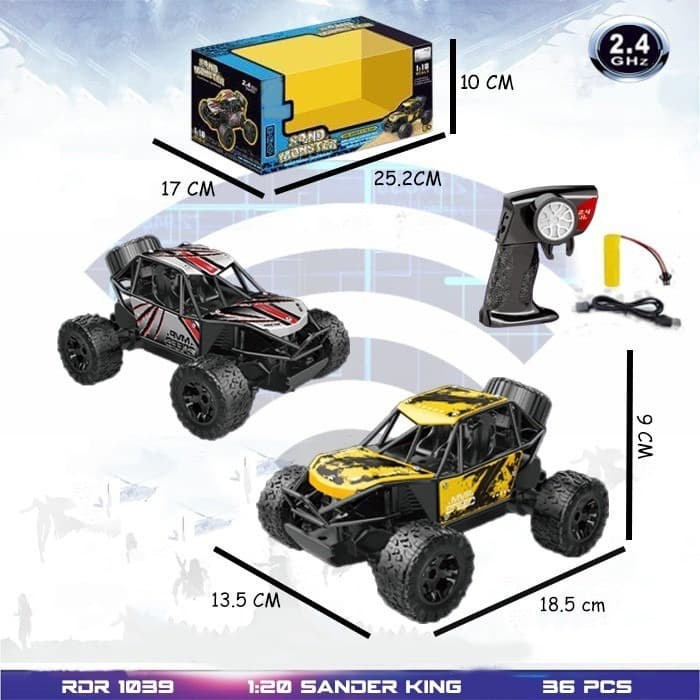 Jual Mobil Rc Rock Crawler Sand Monster Mainan Remote Kontrol Radar ...