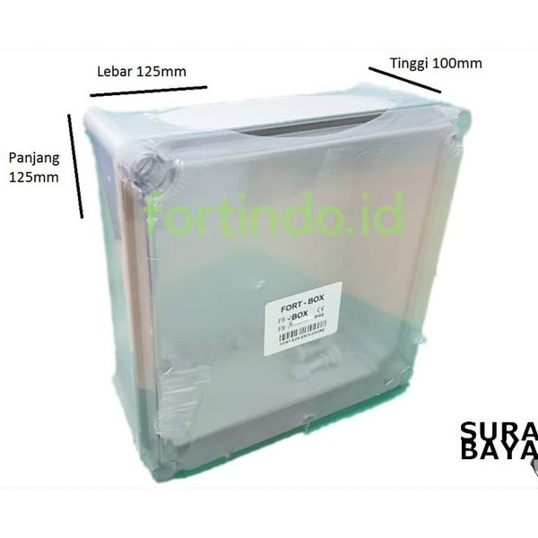 Jual Box Panel DSAT-1212 Transparan ABS IP66 125X125X100 Plastik Merk ...