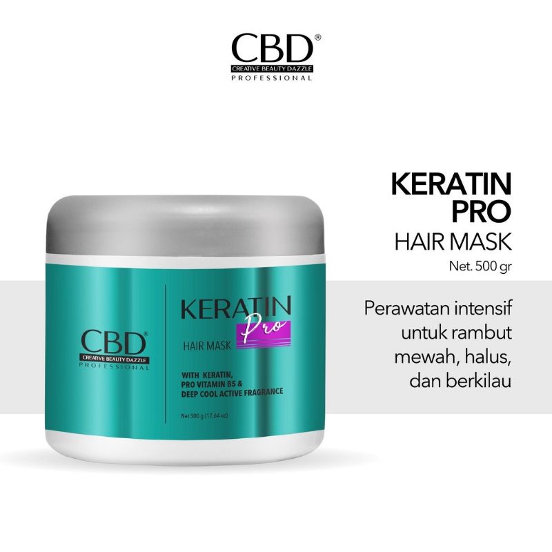 Jual CBD Professional Daily Use Keratin Pro Hair Mask (Masker Rambut ...