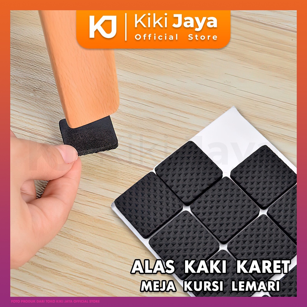 Jual [KIKI] Alas Kaki Karet - Bentuk KOTAK - Untuk Meja Kursi Lemari ...