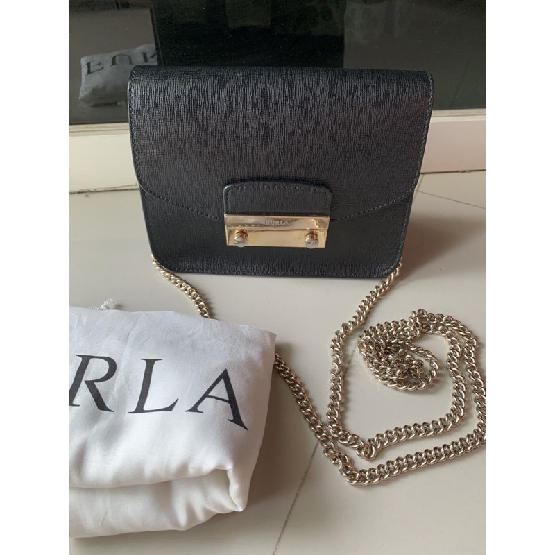 Jual FURLA MINI JULIA BLACK | Shopee Indonesia
