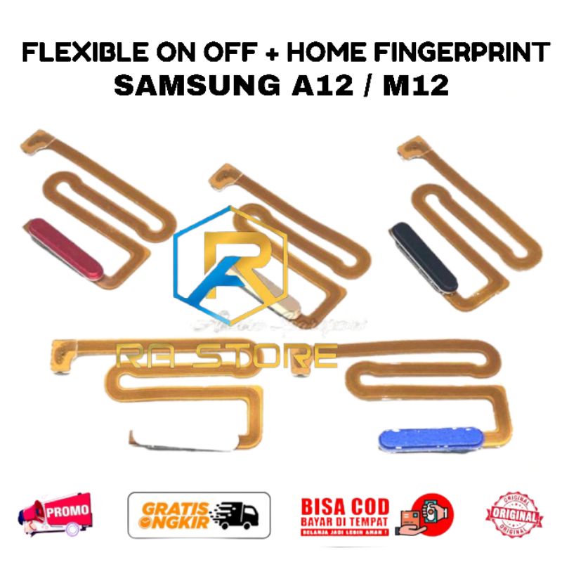 Jual Flexibel Flexible On Off Samsung A12 A125 - M12 M127 - A13 4G A135 ...