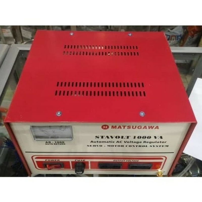 Jual Stavolt Matsugawa 1000 VA 1000V Servo Motor 1 Phase Stabilizer ...