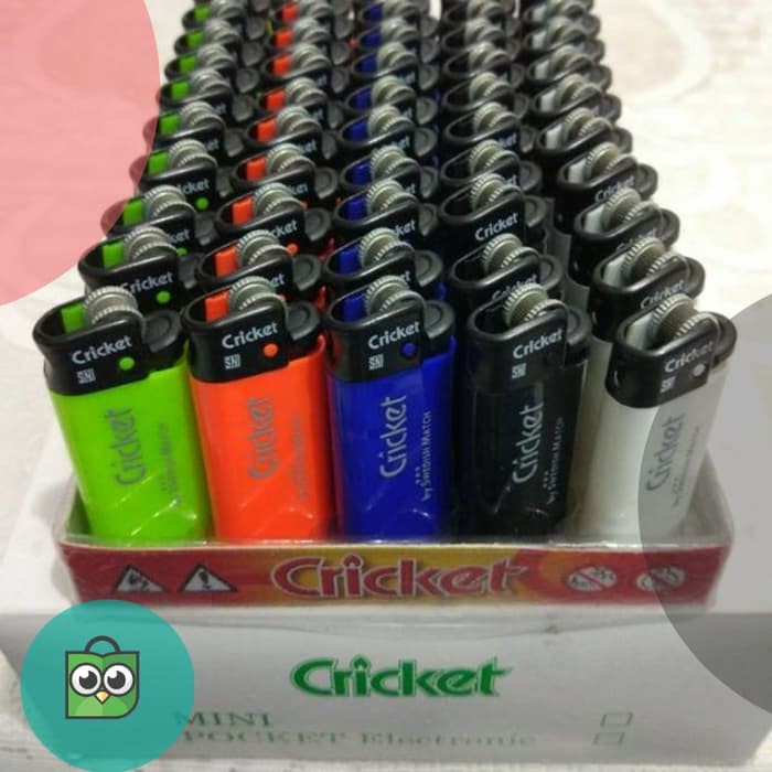 Jual new Korek api gas Cricket mini 1pak isi 50 pcs | Shopee Indonesia