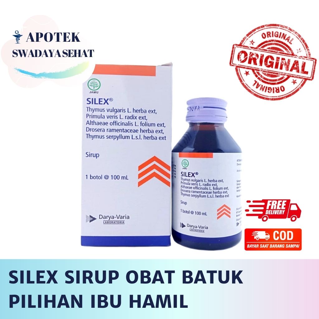 Jual SILEX Syrup 100 ML - Obat Batuk Sirup Herbal Sylex | Shopee Indonesia