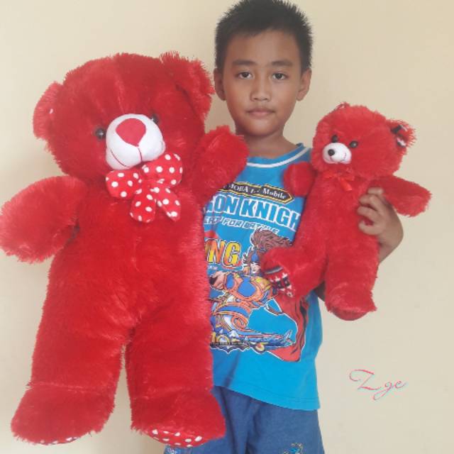 Jual BONEKA BAGUS TEDDY BEAR BERANAK 1 JUMBO XL | Shopee Indonesia