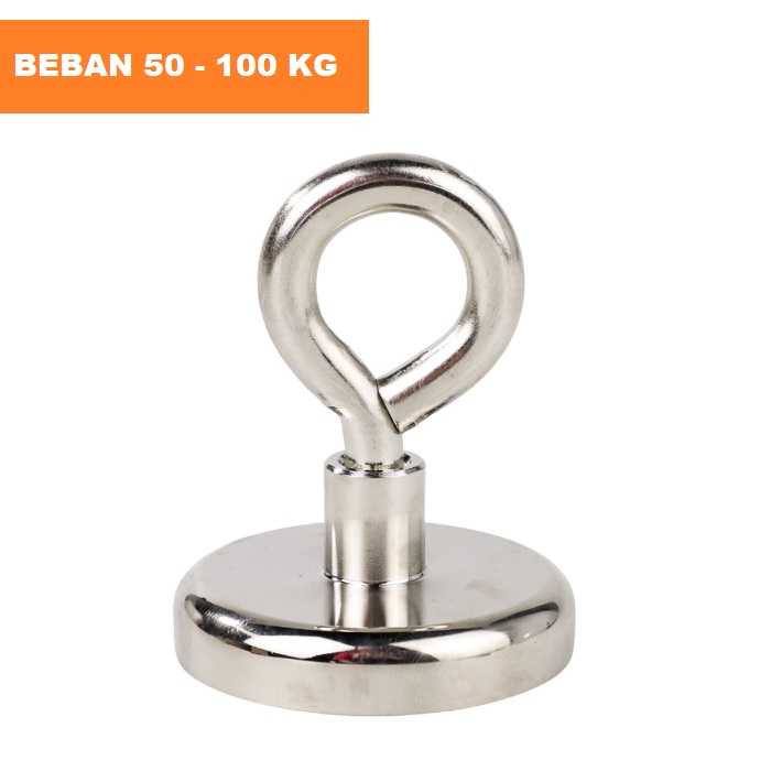 Jual Strong Neodymium Magnet Model Bulat 48mm Magnet Kuat Beban 50 ...