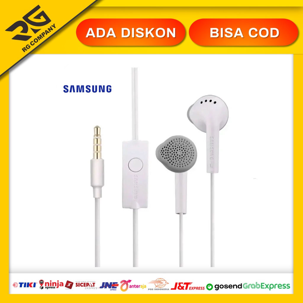 Jual ( COD ) HEADSET SAMSUNG ORI NON PACK EARPHONE HANDSFREE STEREO ...