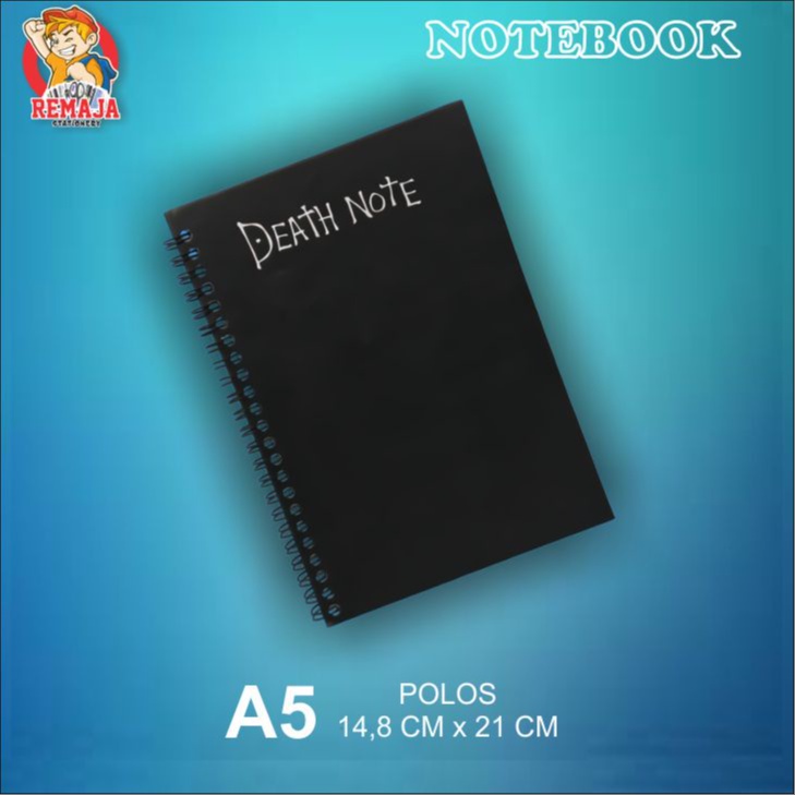Jual Notebook / Pocket Book Hard Cover Death Note Spiral / Ring ukuran ...