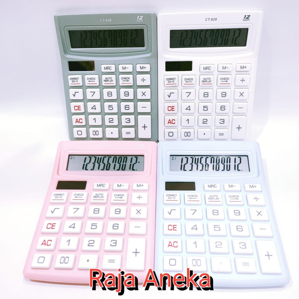 Jual kalkulator dual power kantor office CT 828 penggunaan umum high ...