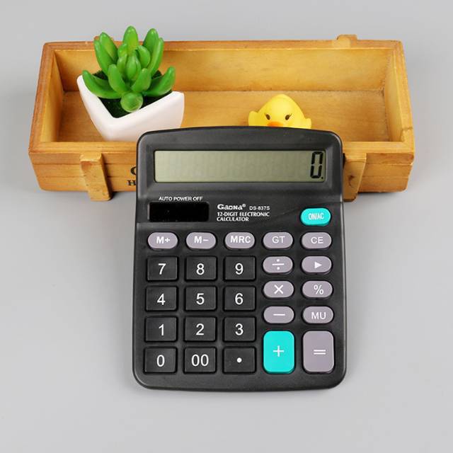 Jual kalkulator tenaga surya Dexin 12 digit original impor solar power ...