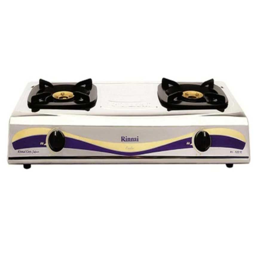 Jual Rinnai Kompor Gas 2 tungku Body Stainless - RI522E | Shopee Indonesia