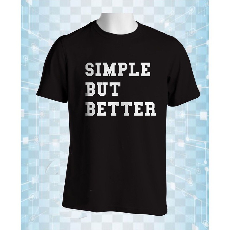 Jual Kaos Distro Original Simple But Better | Shopee Indonesia
