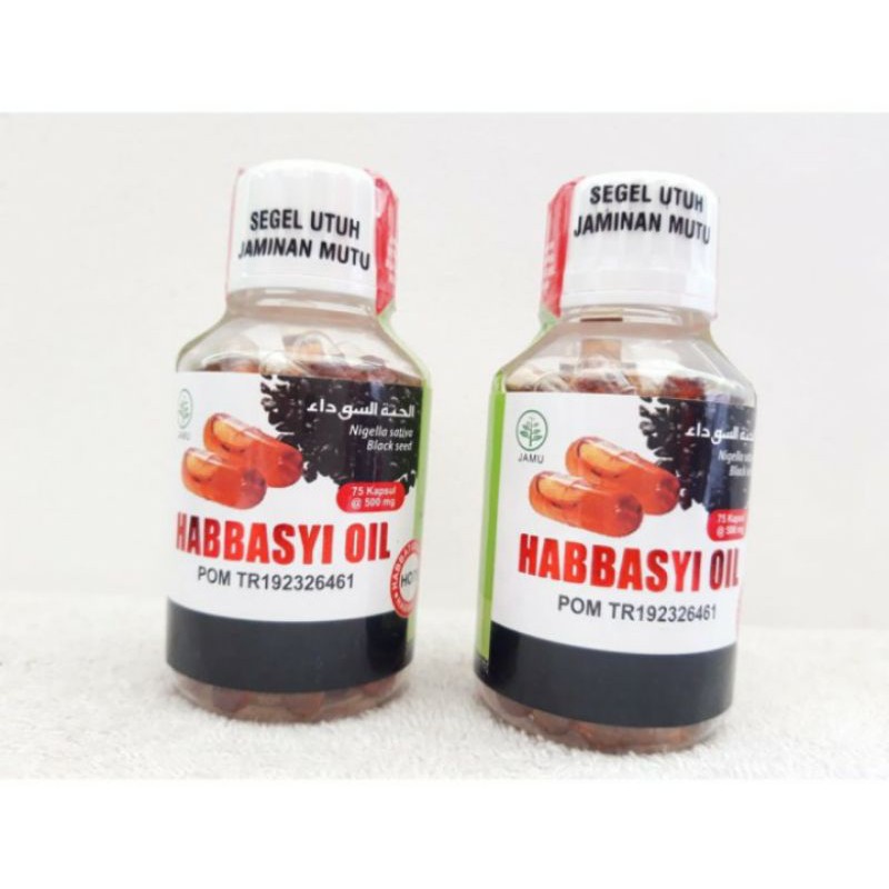 Jual Habbasyi Oil 75 Kapsul Minyak Habbatusauda Minyak Jintan Hitam ...