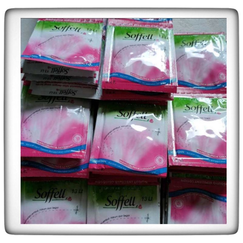 Jual Soffel lotion anti nyamuk sachet 6gr | Shopee Indonesia