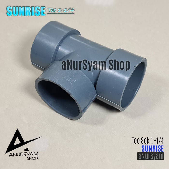 Jual T Sock 1-1/4" inch SUNRISE / Sok Sambungan T PVC 1-1/4" inch ...