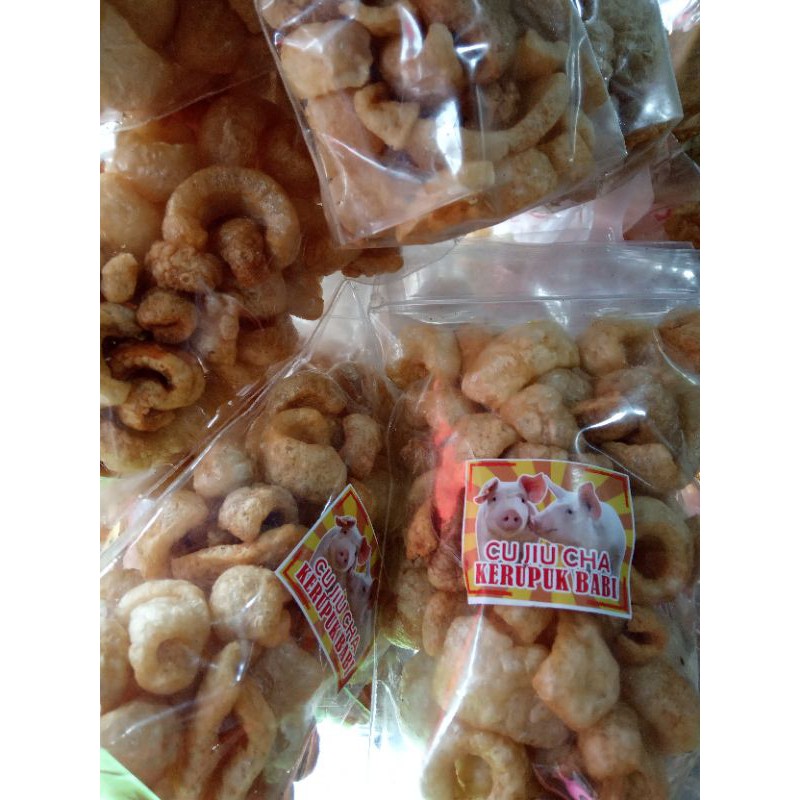 Jual Kulit Babi -+80gr/Kulit Sam Chan/Cu Phi Pontianak/Kerupuk Kulit ...
