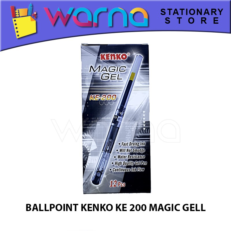Jual PEN PULPEN BOLPEN BULPEN BALLPOINT KENKO KE 200 MAGIC GELL | Shopee Indonesia