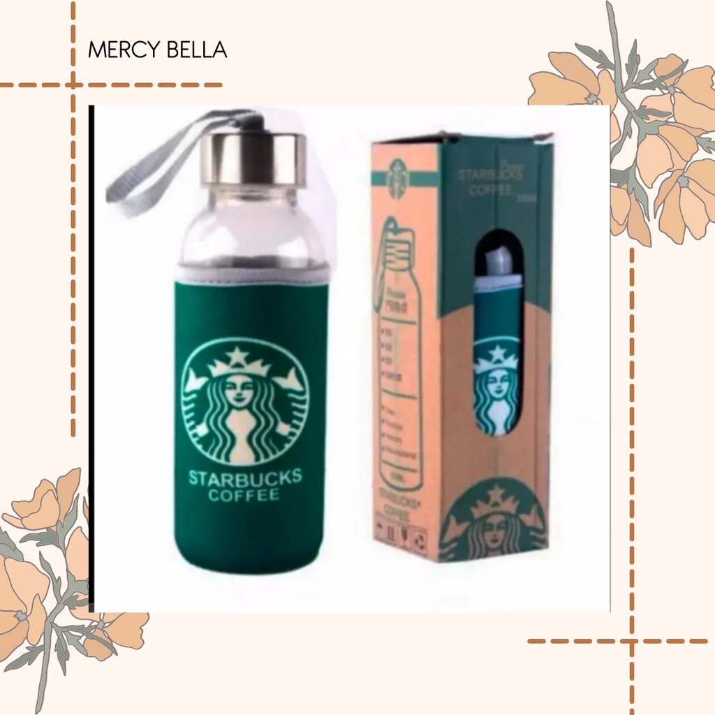 Jual BOTOL MINUM STARBUCKS / BOTOL KACA STARBUCKS | Shopee Indonesia