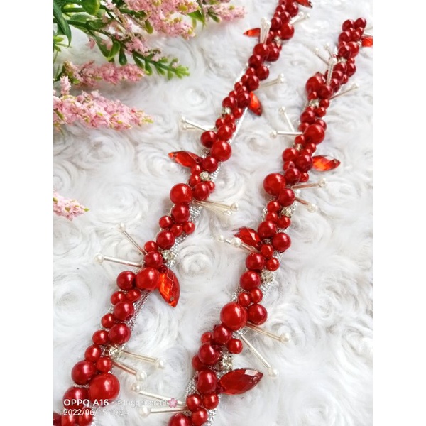 Jual Payet Rangkai/ Mutiara Rangkai Manik Bambu sampan/ Hiasan Kebaya ...