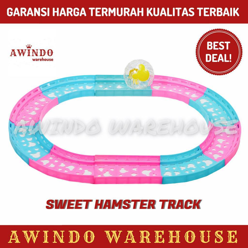 Jual SWEET HAMSTER BALL TRACK MAINAN AKSESORIS TRACK HAMSTER SET ...