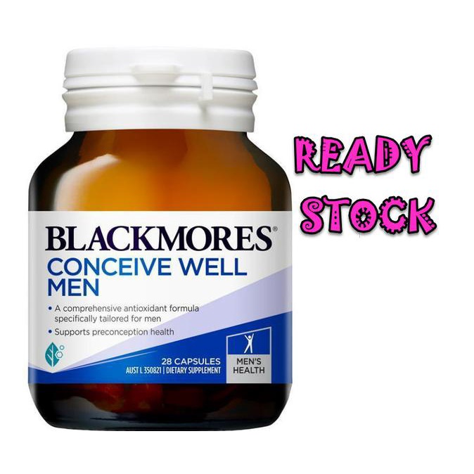 Jual Blackmores Conceive Well Men 28 Capsules Kapsul | Shopee Indonesia