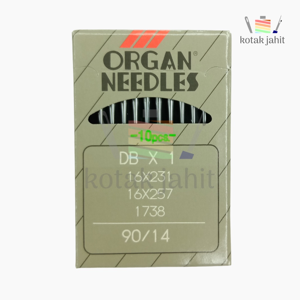 Jual Jarum DBX1 mesin jahit highspeed besar industrial jarum 1 merk ORGAN industri konveksi ...