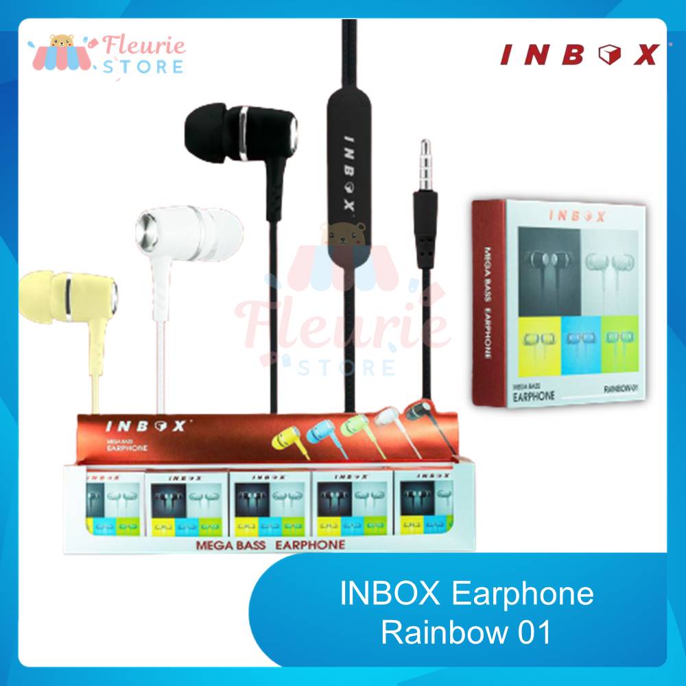 Jual Inbox Earphone Rainbow 01 Handsfree Macaron - Handsfree Original | Shopee Indonesia