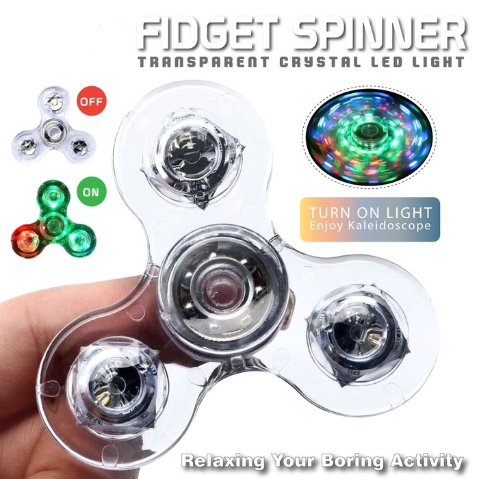 Jual FIDGET HAND SPINNER LED METALIC ON/OFF, SPINER LAMPU | Shopee ...