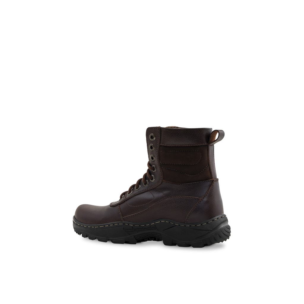 Jual Borsa Sepatu Lace Up Boots kulit pria Cruiser 'Greaves' (Maroon ...