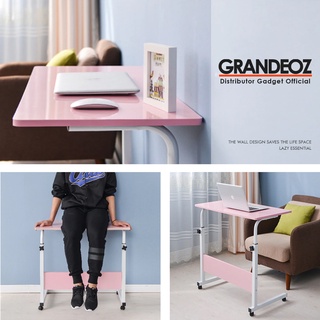 Jual Portable Table Meja Rolling Laptop 60x40 cm Portable Adjustable ...