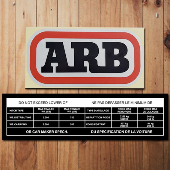 Jual STIKER ARB + TOWING LOAD SET | Shopee Indonesia