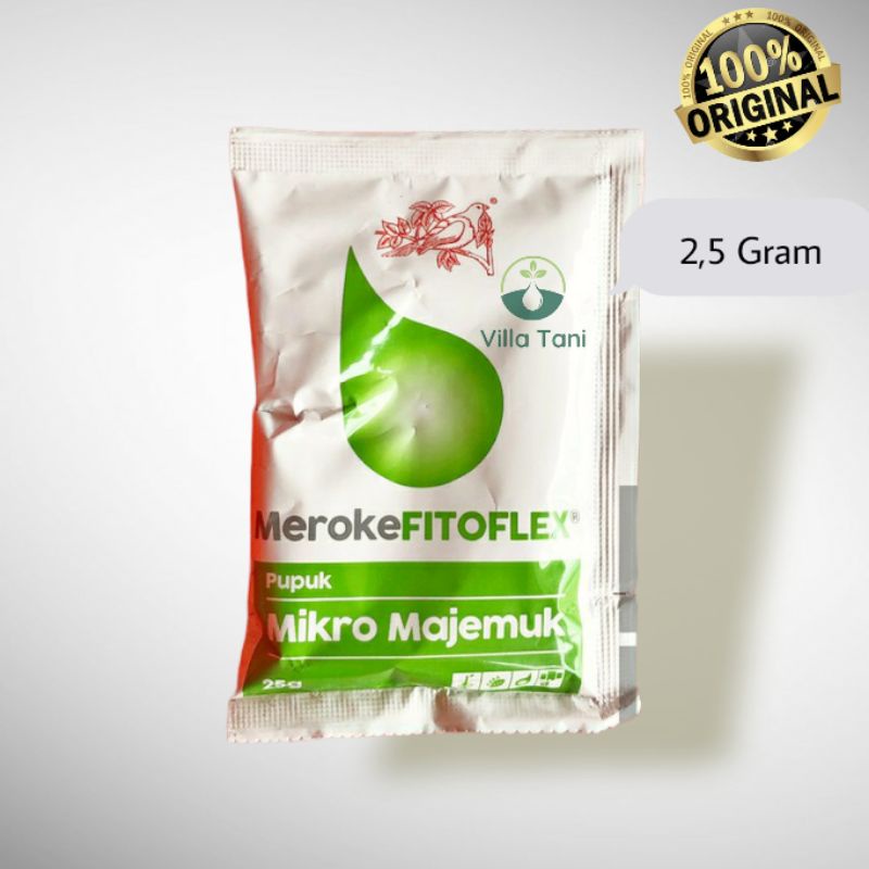 Jual Pupuk Meroke Fitoflex 2,5 Gram Per Sachet Kemasan Original Pabrik ...