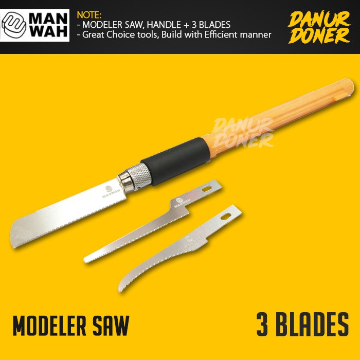 Jual MODEL KIT SAW + PEN SAW HANDLE 3 BLADE + Gergaji Mini Cutter ...