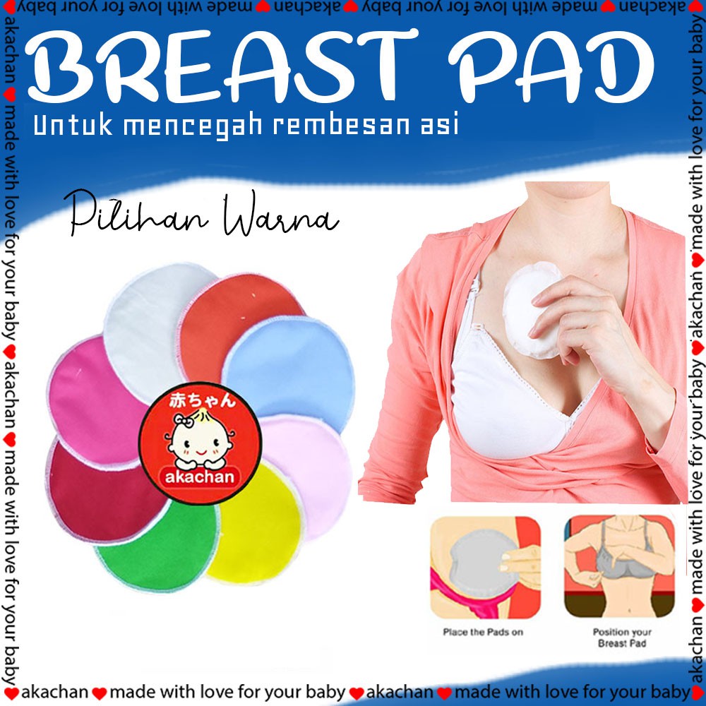 Jual BREAST PAD untuk mencegah rembesan asi washable bisa dicuci ...