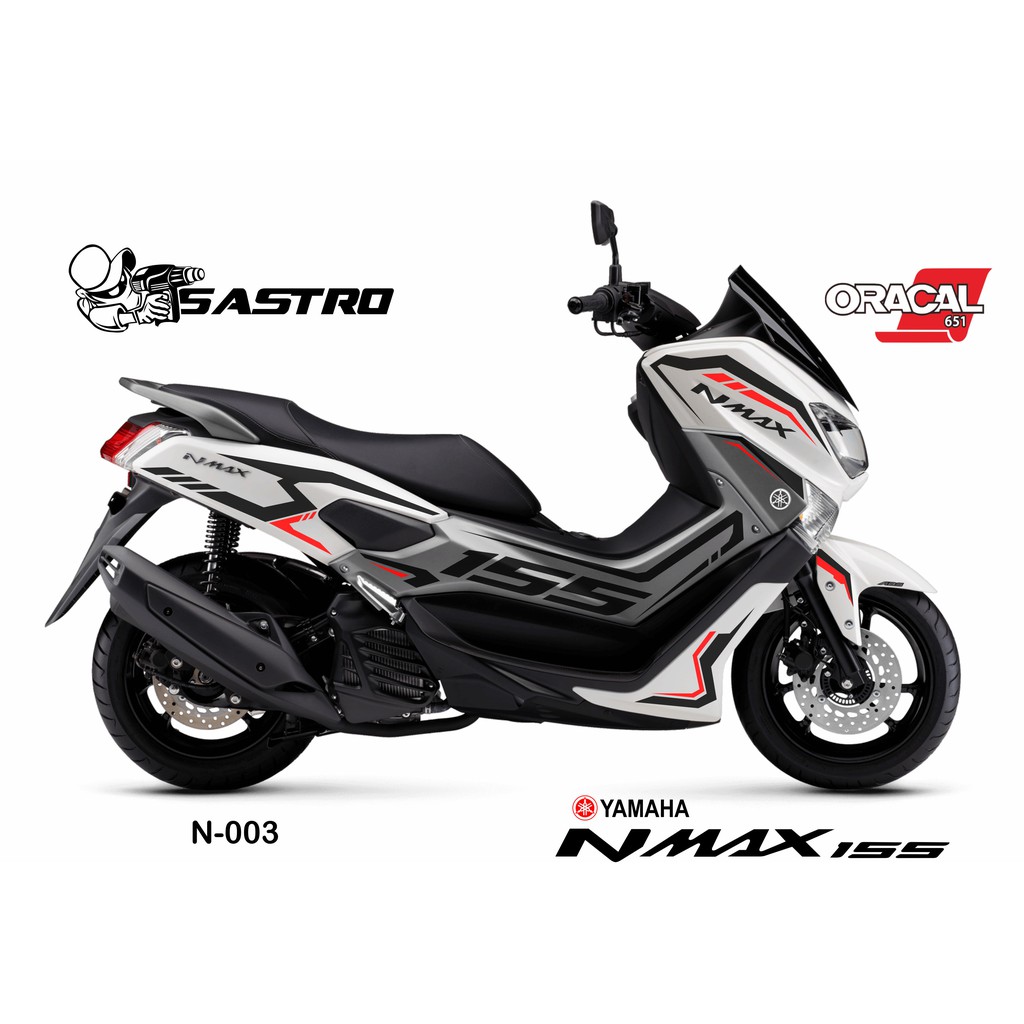 Jual Cutting stiker nmax ( red & black) | Shopee Indonesia