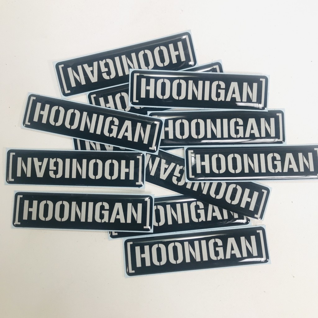 Jual STIKER EMBLEM HOONIGAN 3D TIMBUL LENTUR | Shopee Indonesia