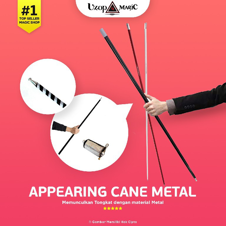 Jual Appearing Cane Metal (Alat Sulap, Tongkat Sulap, Mainan) | Shopee ... Jual Appearing Cane Metal (Alat Sulap, Tongkat Sulap, Mainan) | Shopee ...