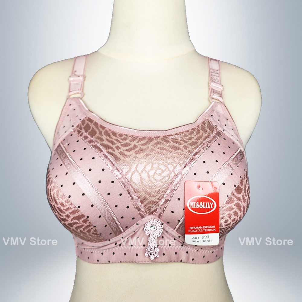 Jual Bh Kemben Wanita Cup B Besar Misslily 993 Bra Tanpa Kawat Kait 3 Sexy Miss Lily Asli ...