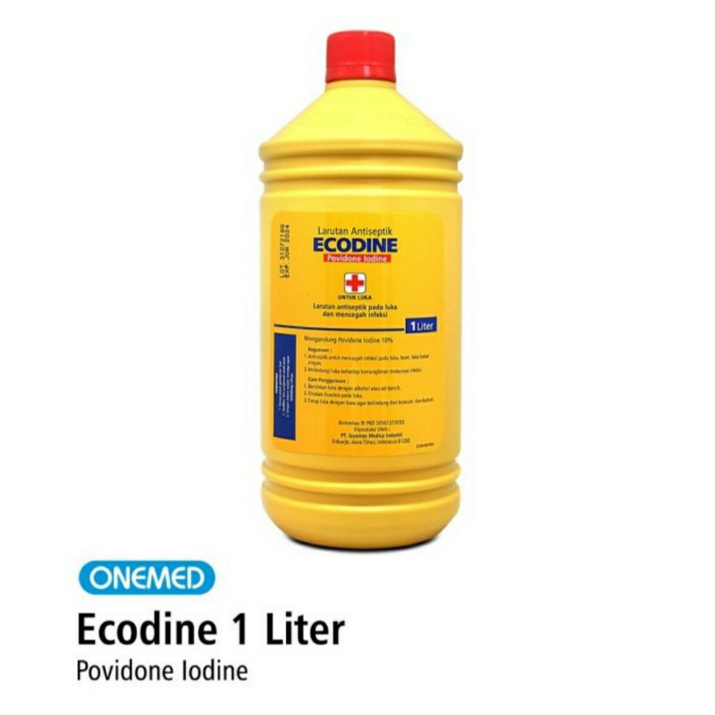 Jual Povidone Iodine OneMed 1000ml / Betadine 1 Liter / Promo Termurah ...