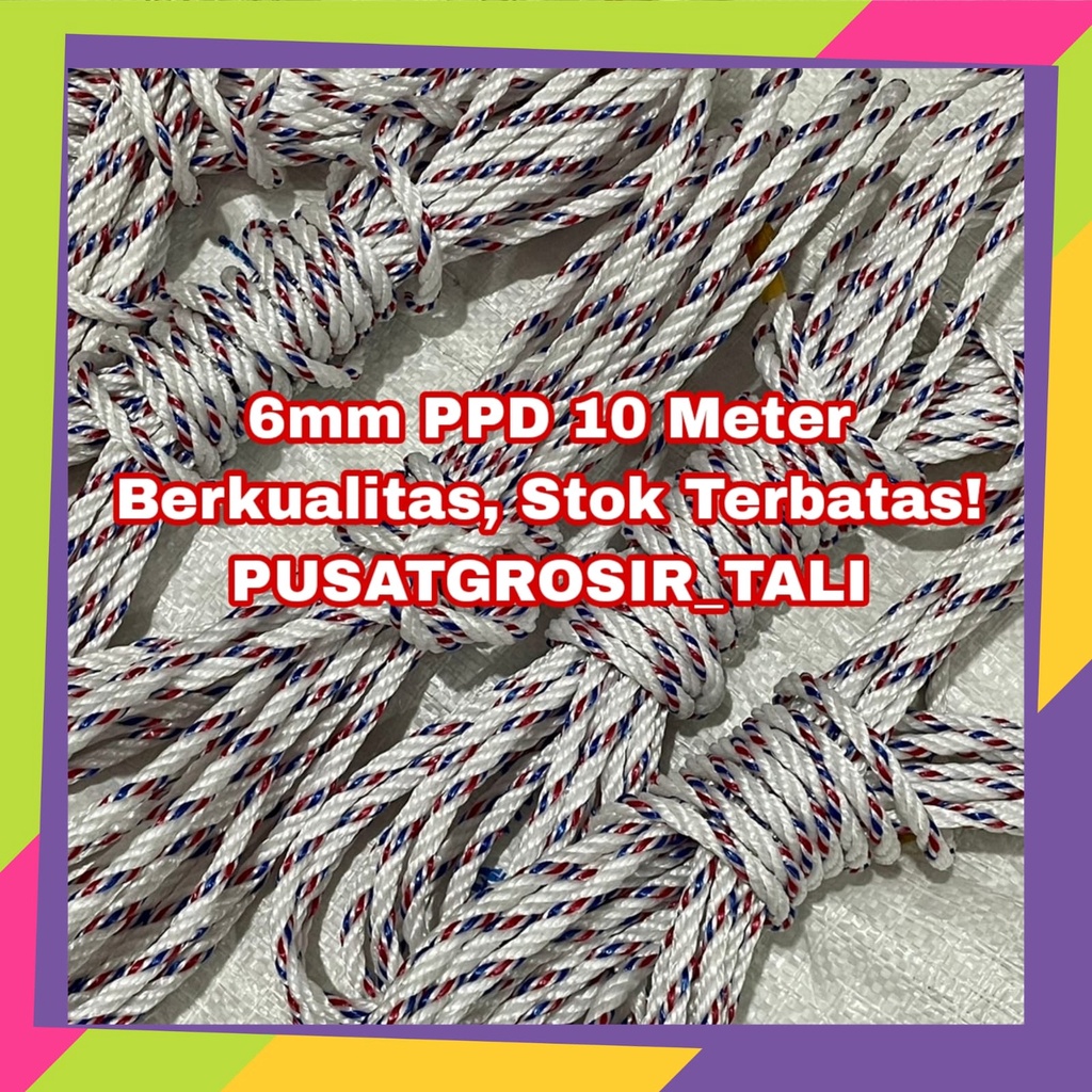 Jual Tali Tambang 6mm ppd / Tali Tambang Truk / Tali Tambang proyek ...
