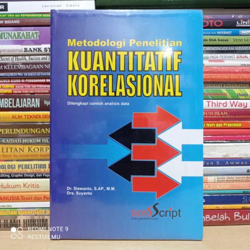 Jual PROMO!!! METODOLOGI PENELITIAN KUANTITATIF KORELASIONAL DILENGKAPI ...
