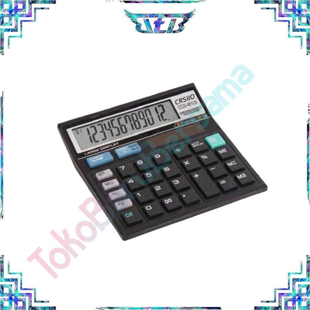 Jual 12 Digit Kalkulator Check / Kakulator Dagang Besar / Calculator CT ...