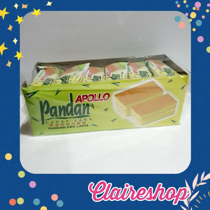 Jual Apollo Layer cake pandan Malaysia | Shopee Indonesia