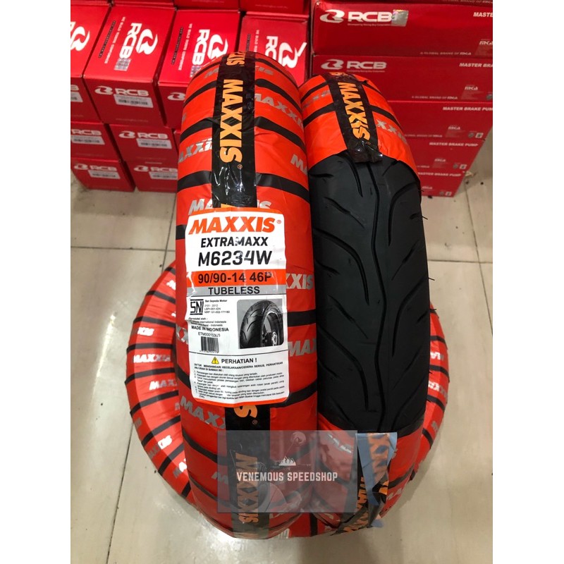 Jual Ban Maxxis Extramaxx 6233W Ukuran 90/90-14 (Tubeless) | Shopee ...