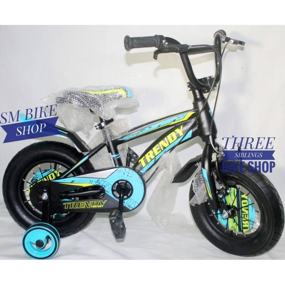 Jual SEPEDA ANAK TRENDY 12 Inch TR - 601 WARNA BIRU MUDA | Shopee Indonesia