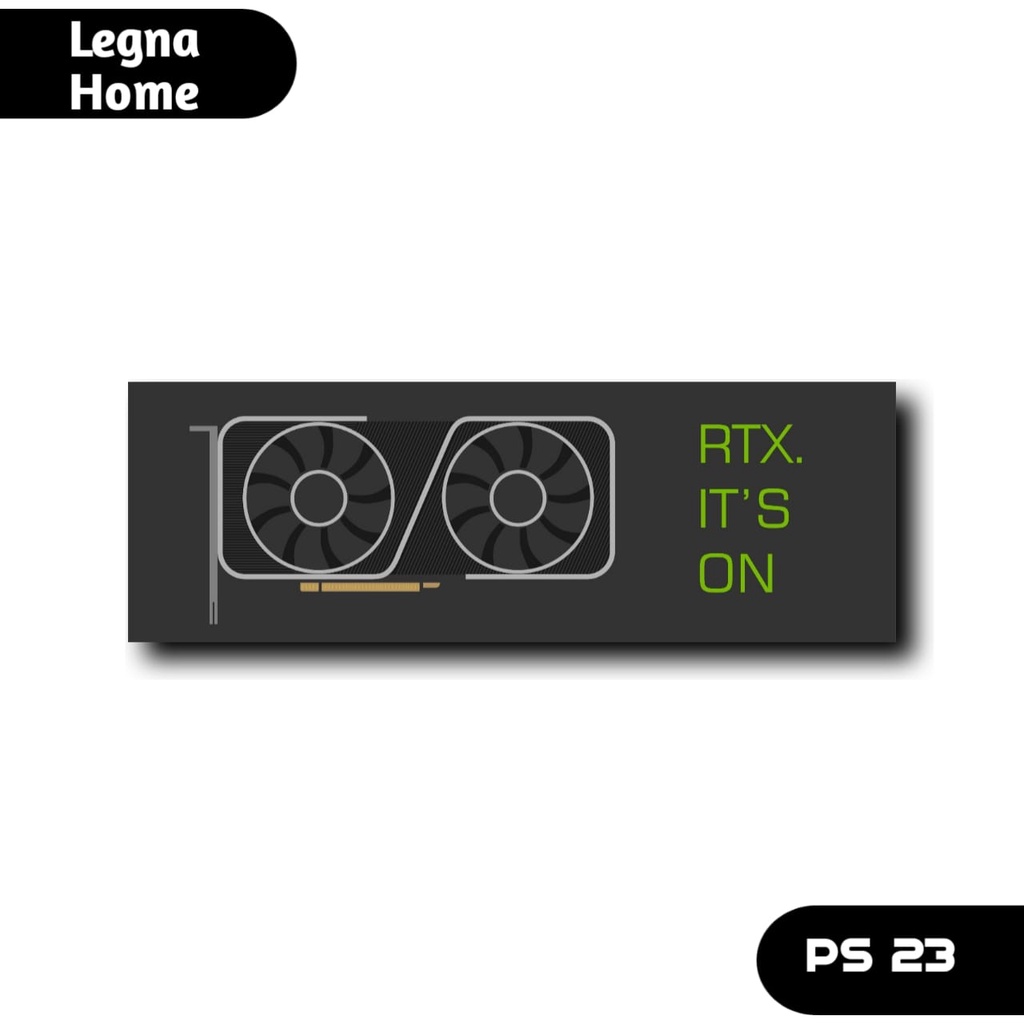 Jual Hiasan Dinding Poster Kayu Gaming VGA GPU Graphic Card 30x10 cm ...