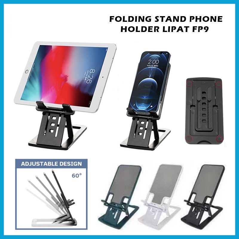 Jual Holder Hp Lipat FP9 Folding Desktop Phone Holder Universal Dudukan ...
